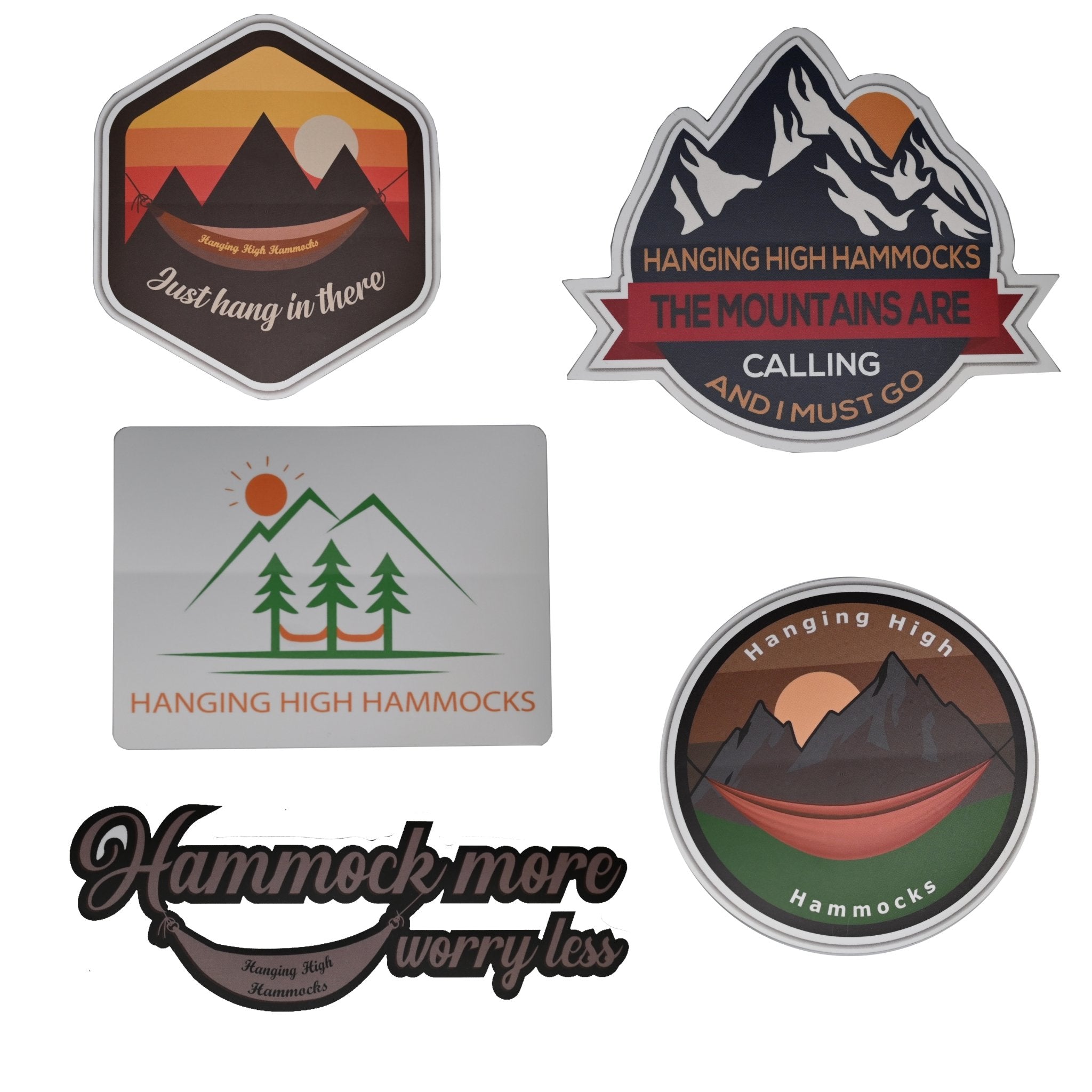 Sticker Packet- Hanging High Hammocks stickers- 10 stickers